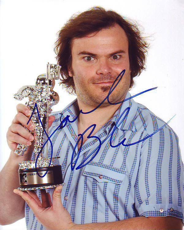 Jack Black Signed Autographed 8x10 Mtv Moonman Video Music Award Photo ...