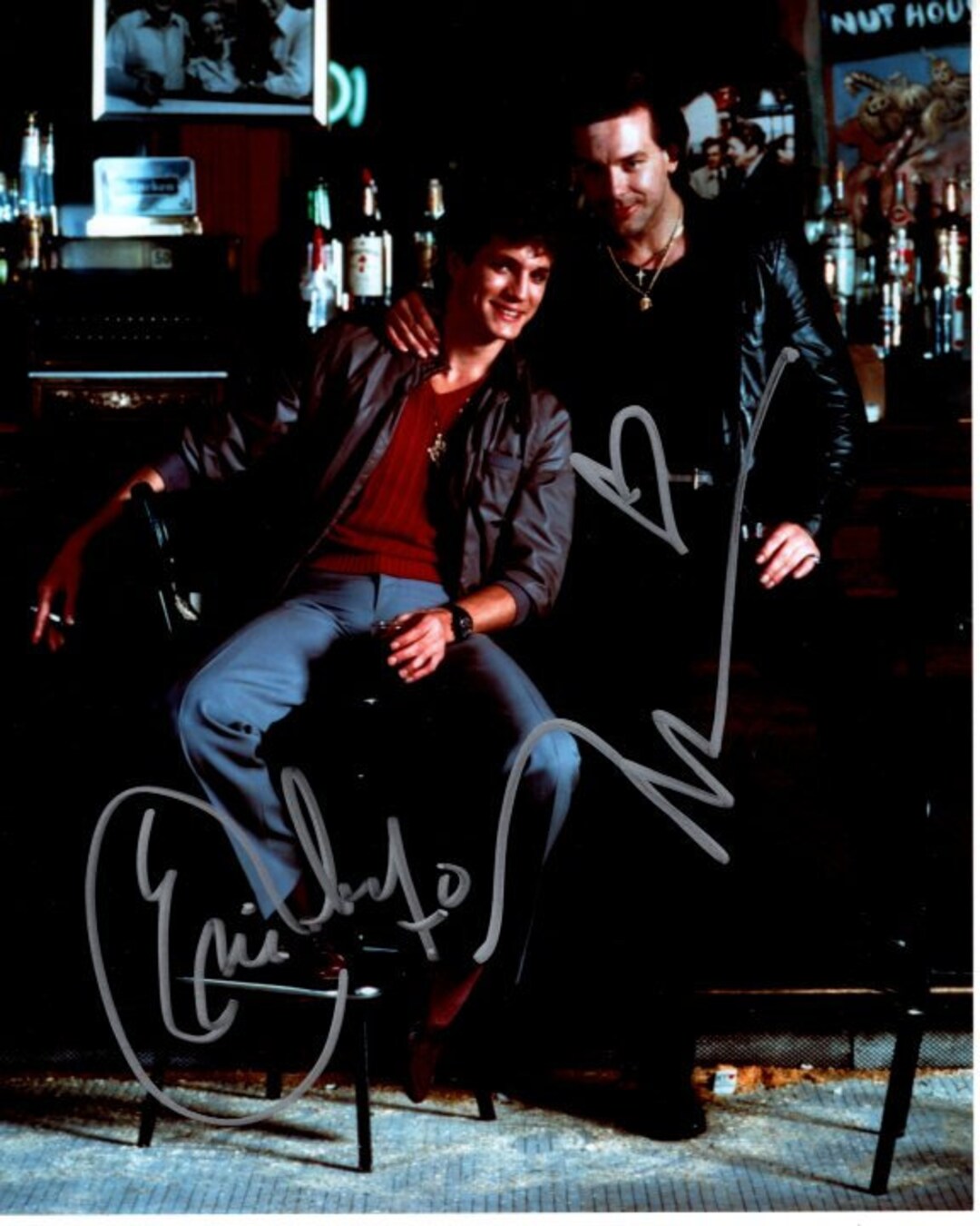 Mickey Rourke and Eric Roberts Signed Autographed 8x10 the Pope of ...