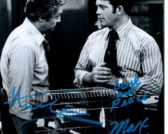 BARNEY MILLER CAST Signed Photo X5 Hal Linden, Ron Glass, James Gregory ...