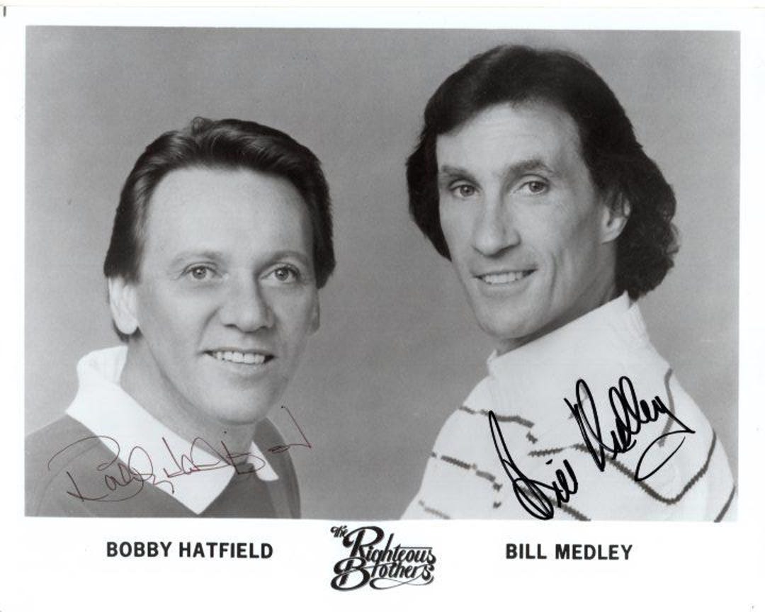 Bobby Hatfield and Bill Medley Signed Autographed 8x10 the Righteous ...
