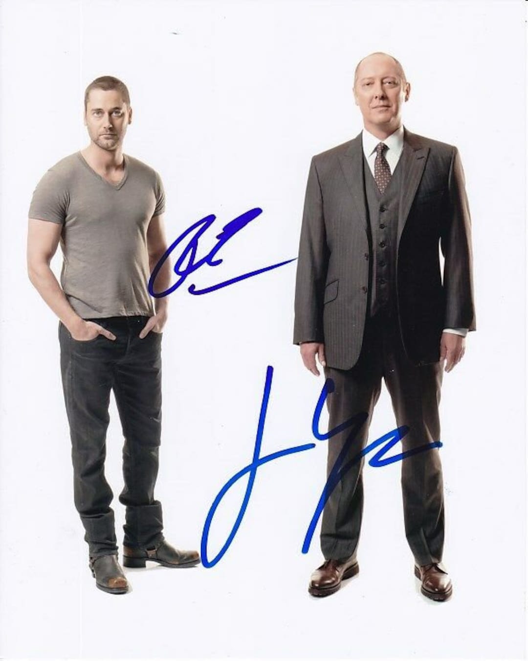 Ryan Eggold and James Spader Signed Autographed 8x10 the Blacklist ...