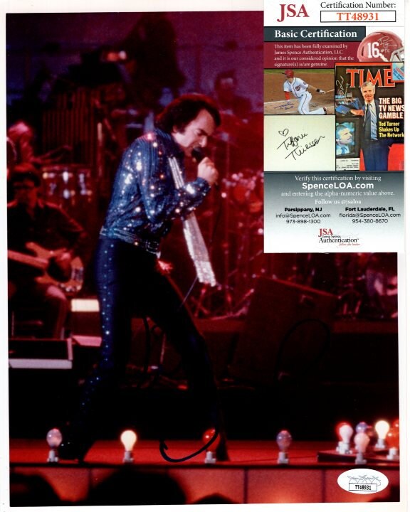 Neil Diamond Signed 8x10 Photo JSA - Etsy