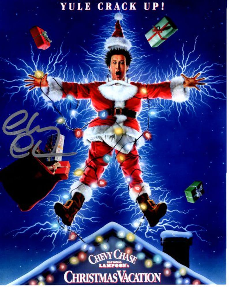 Chevy Chase Signed 8x10 National Lampoon's Christmas Vacation Photo - Etsy