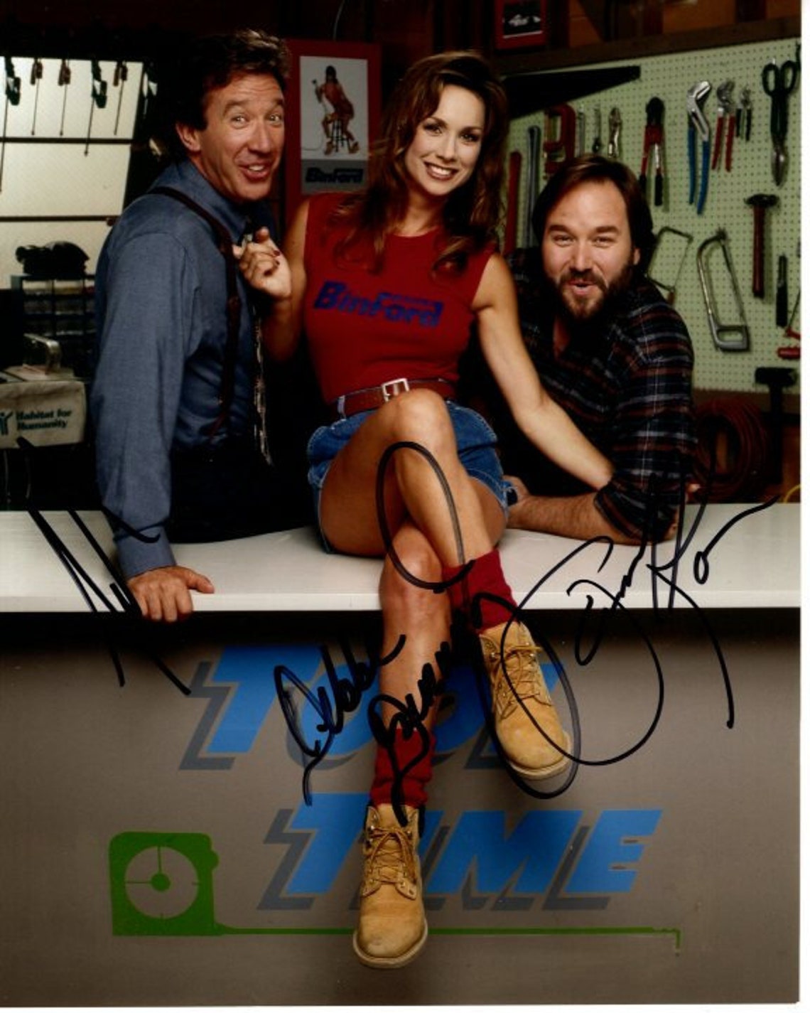 Tim Allen, Richard Karn and Debbe Dunning Signed Autographed 8x10 Home ...