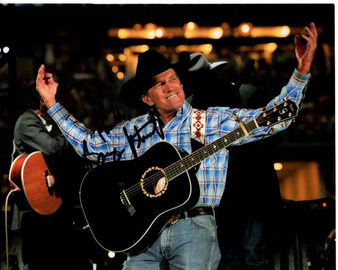 George Strait Signed Autographed 8x10 Photo - Etsy