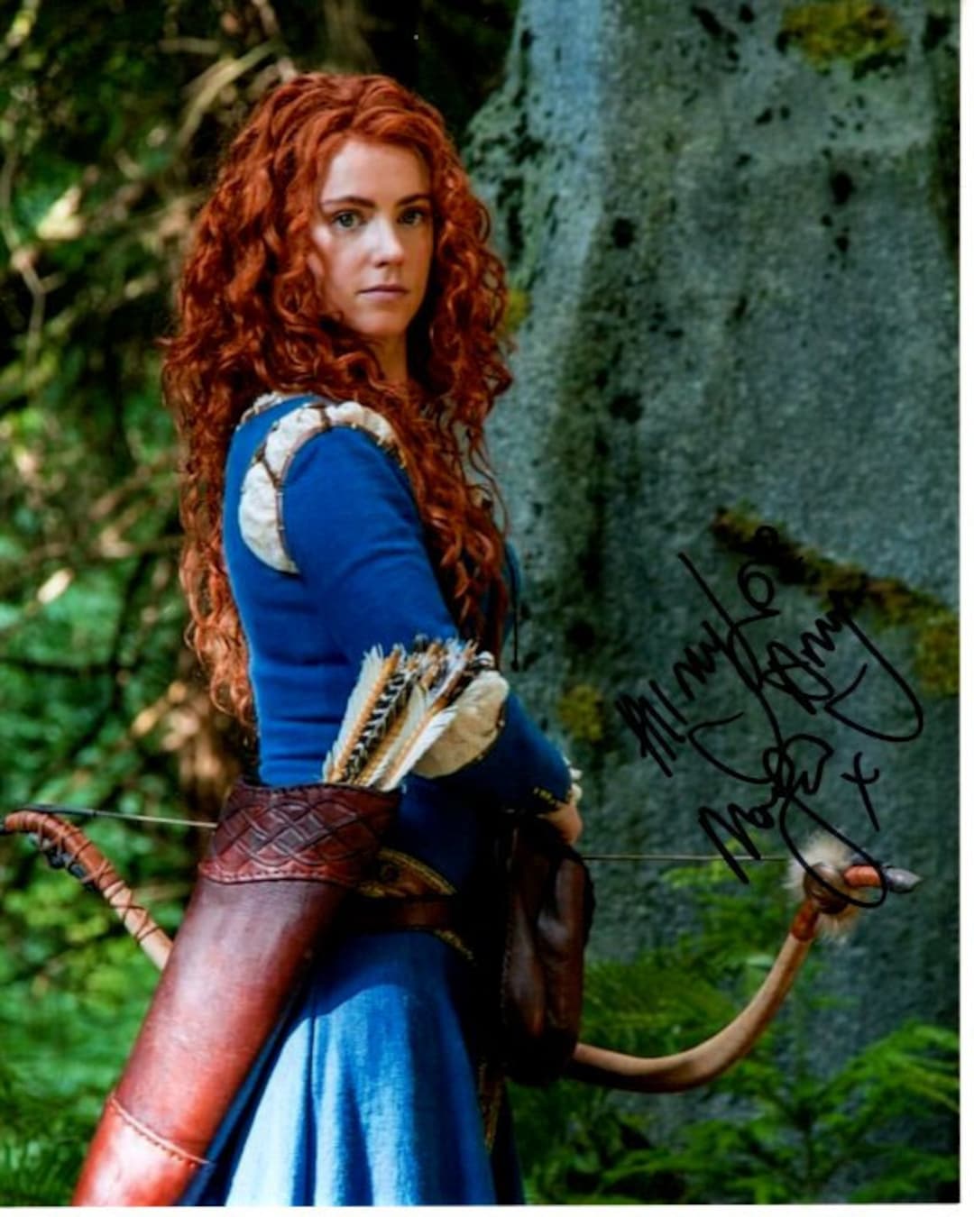 Amy Manson Signed Autographed 8x10 Once Upon A Time Merida Photo - Etsy