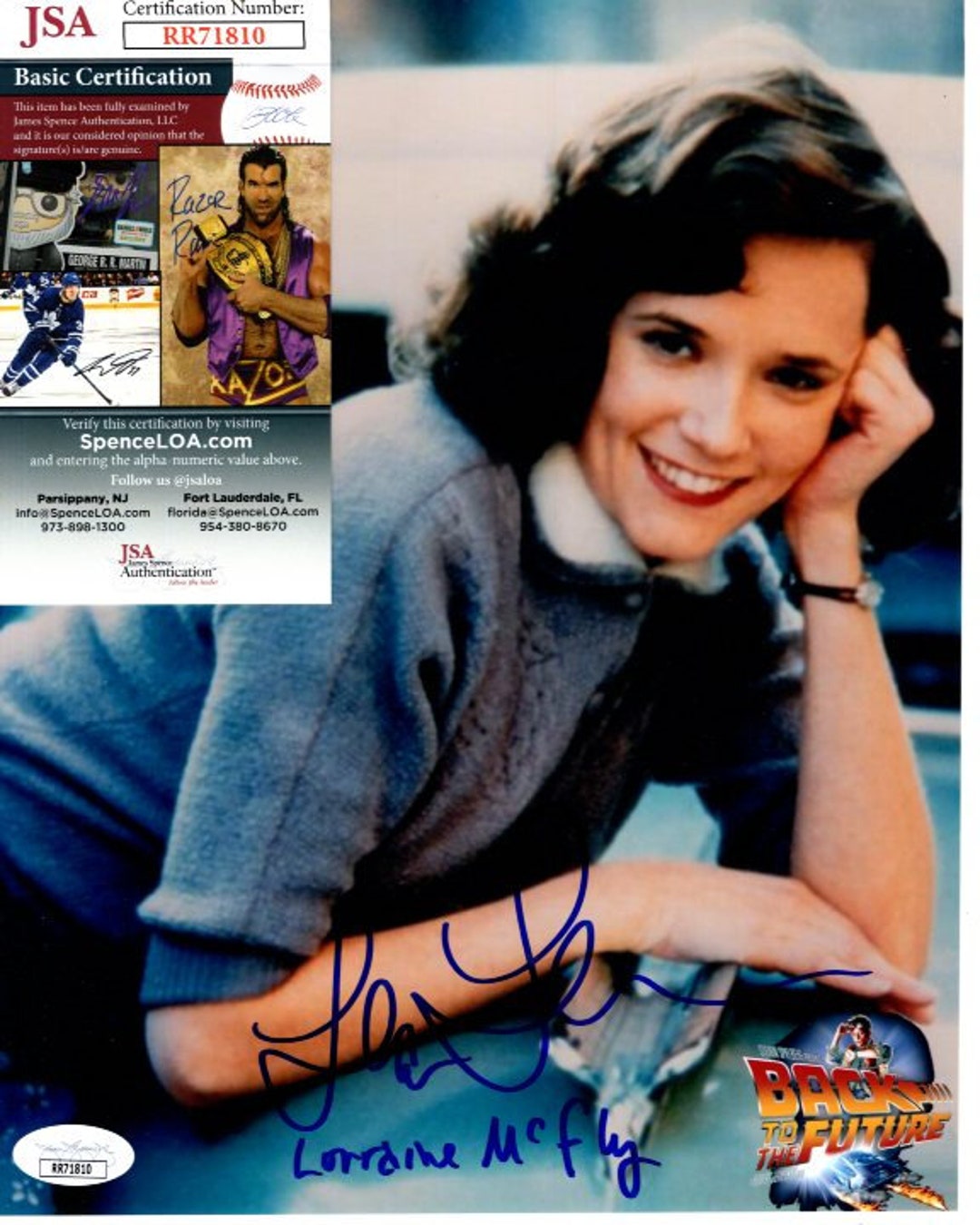 Lea Thompson Signed Autographed 8x10 Back to the Future Lorraine Baines ...