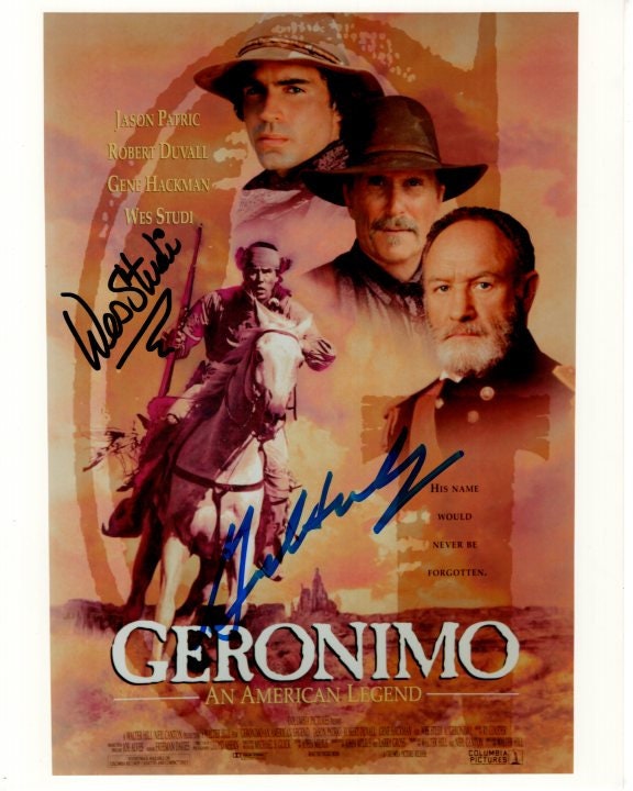 Wes Studi & Gene Hackman Signed Autographed 8x10 Geronimo Photo - Etsy