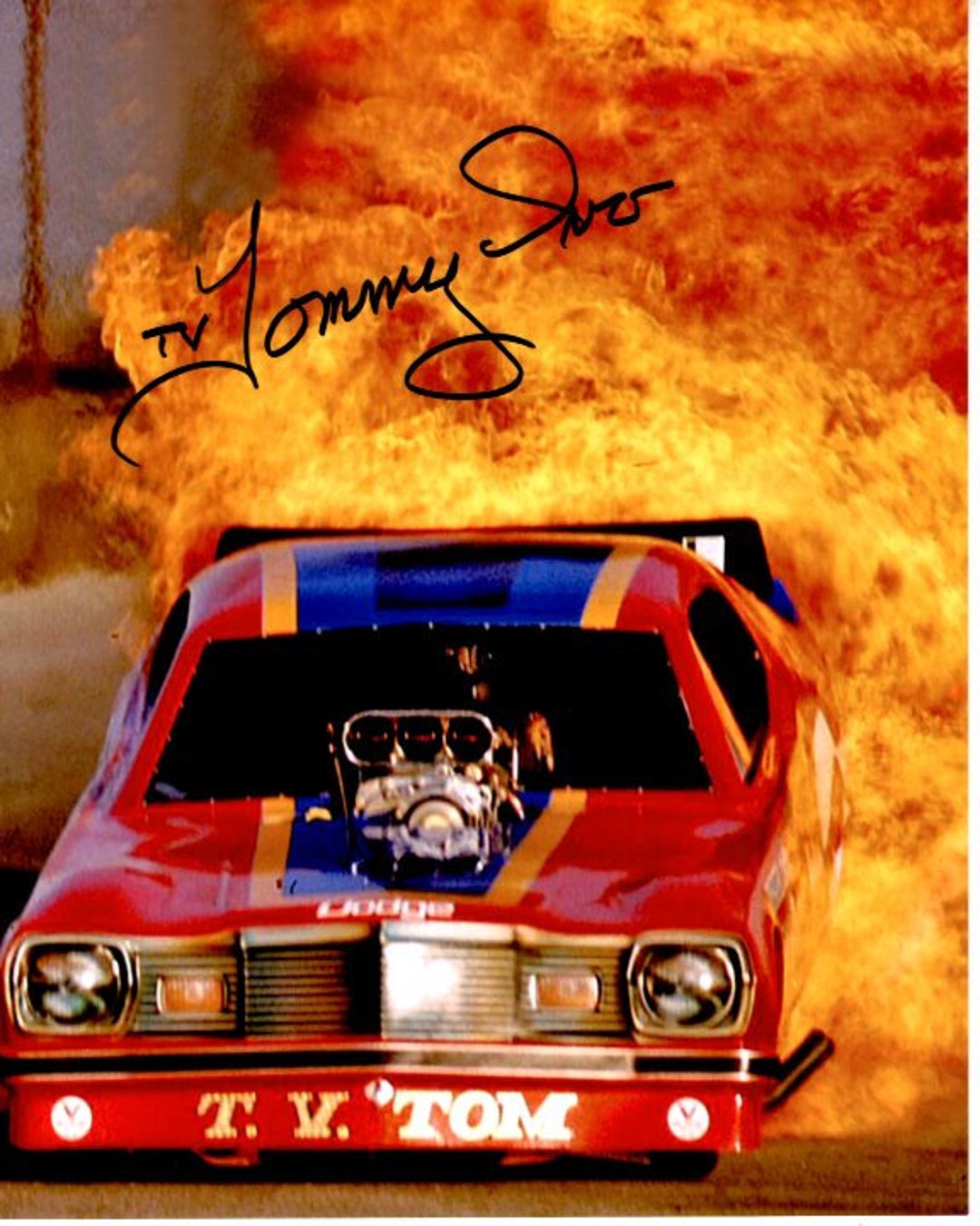 Tommy Ivo Signed Autographed 8x10 Drag Racer Photo - Etsy