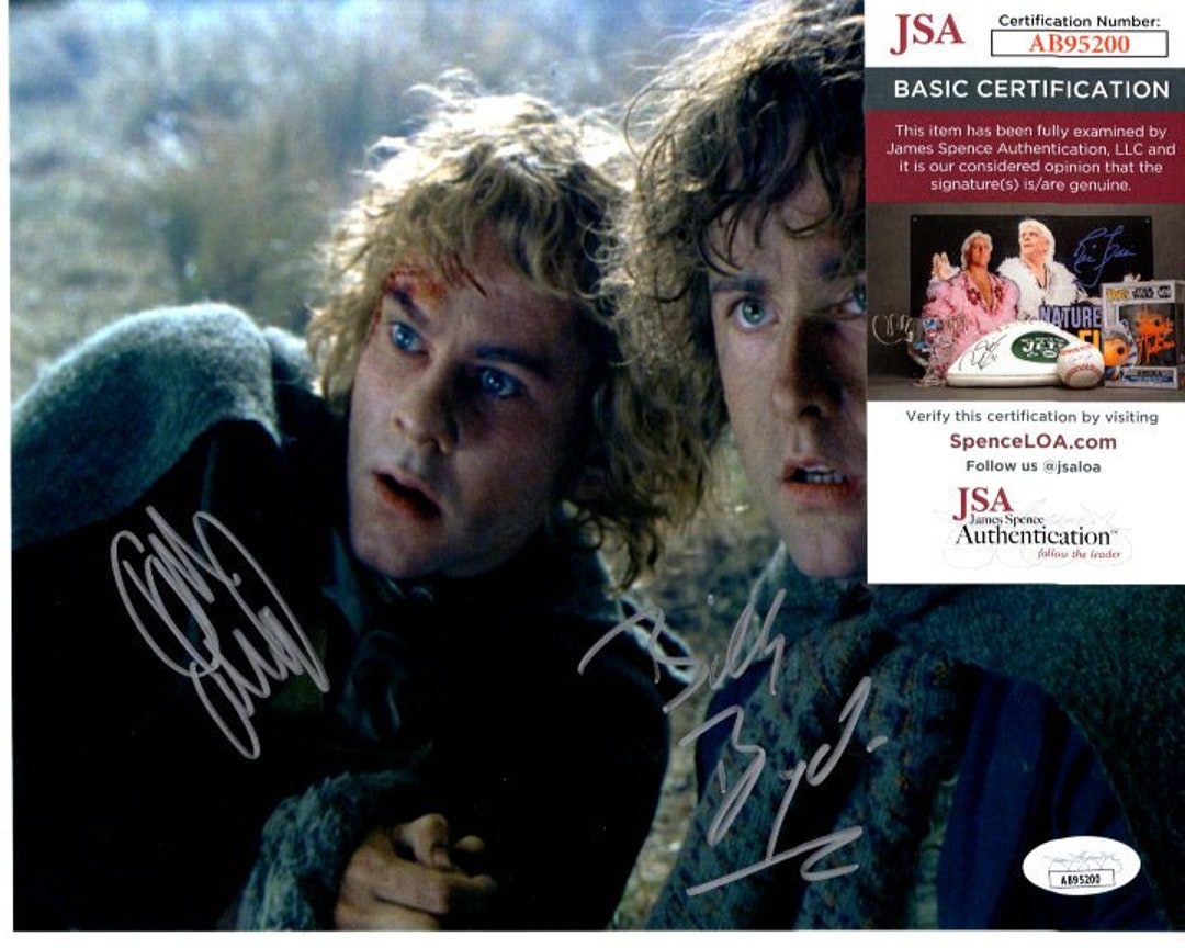 Dominic Monaghan and Billy Boyd Signed Autographed 8x10 the Lord of the ...