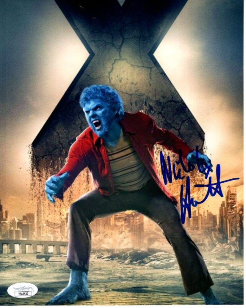 Nicholas Hoult Signed Autographed 8x10 X-men Apocalypse Hank Mccoy ...