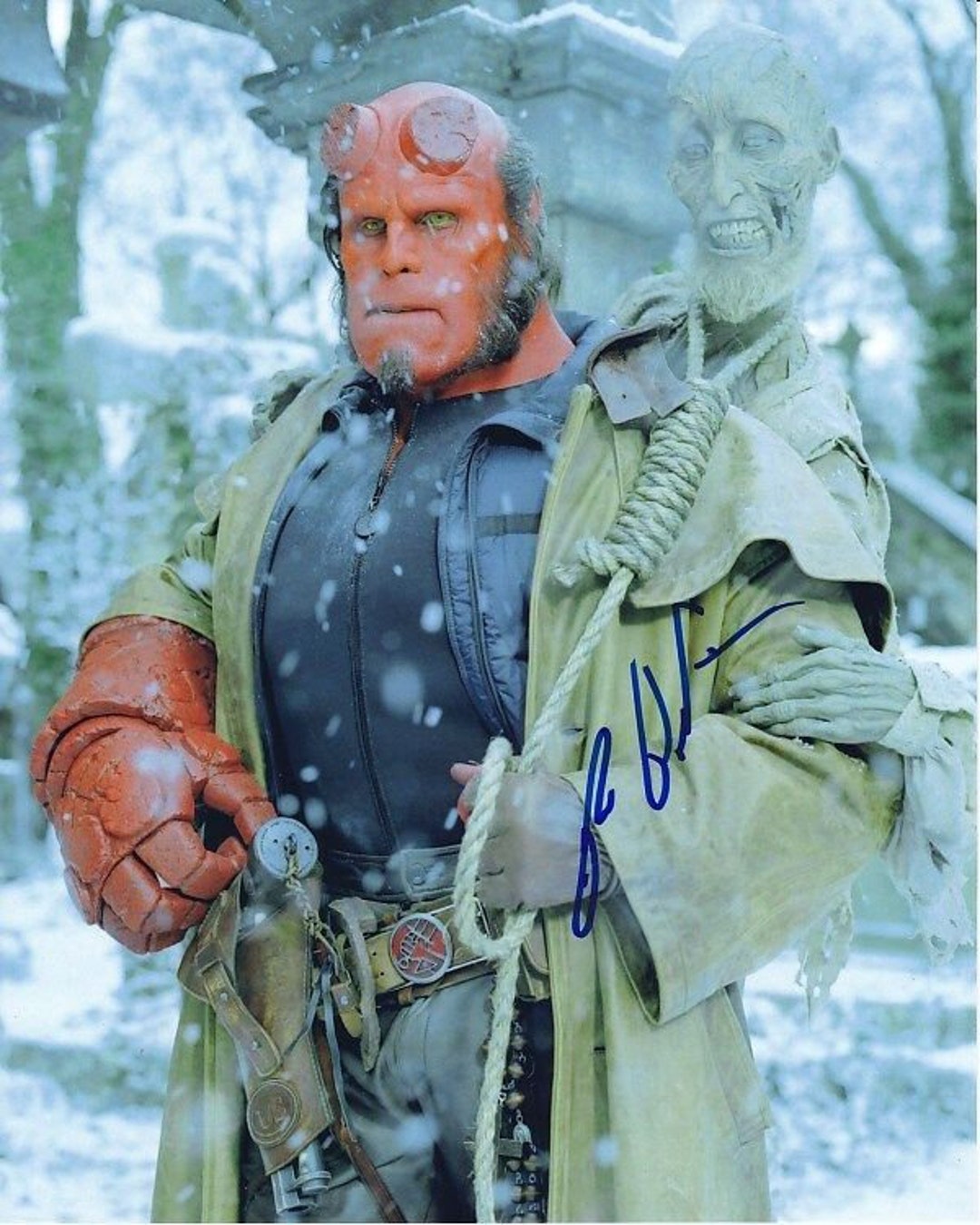 Ron Perlman Signed Autographed 8x10 Hellboy Photo - Etsy