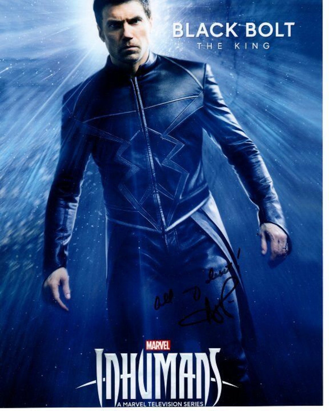 Anson Mount Signed Autographed Inhumans Black Bolt 8x10 Photo - Etsy