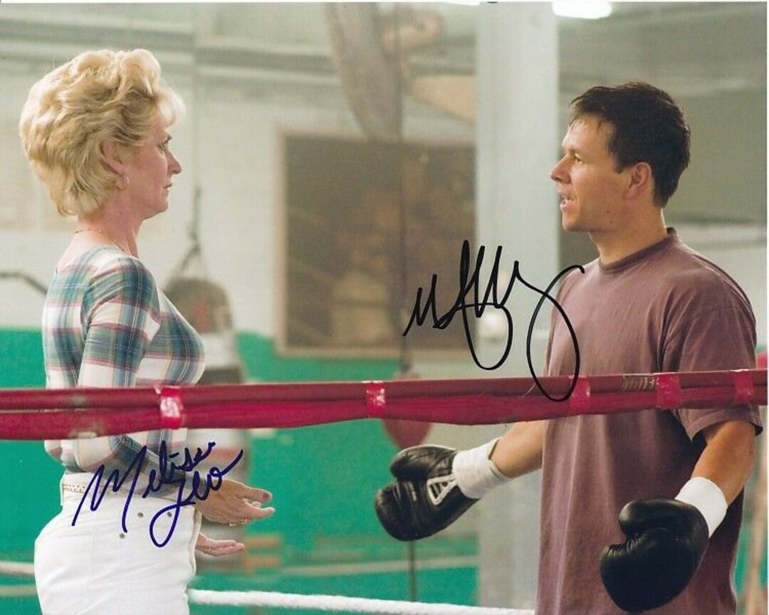Melissa Leo and Mark Wahlberg Signed Autographed 8x10 the Fighter Photo ...
