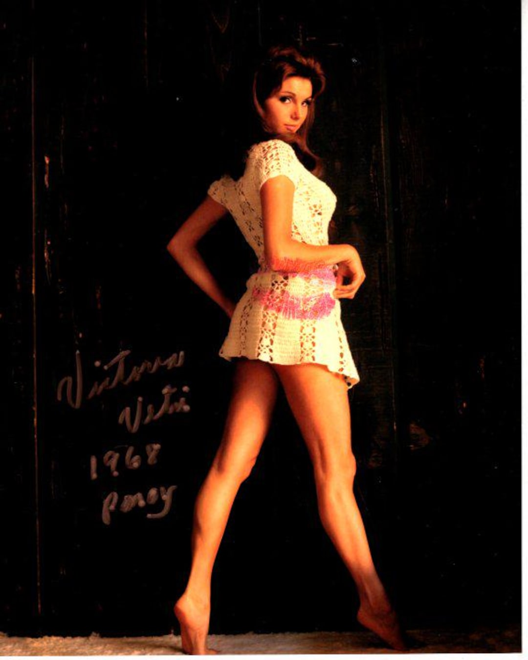 Victoria Vetri Signed Autographed 8x10 Playboy Playmate 1968 Photo Etsy