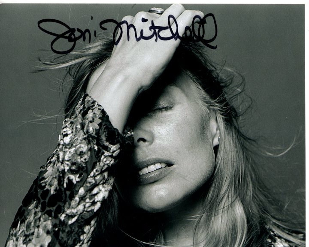 Joni Mitchell Signed Autographed 8x10 Photo - Etsy