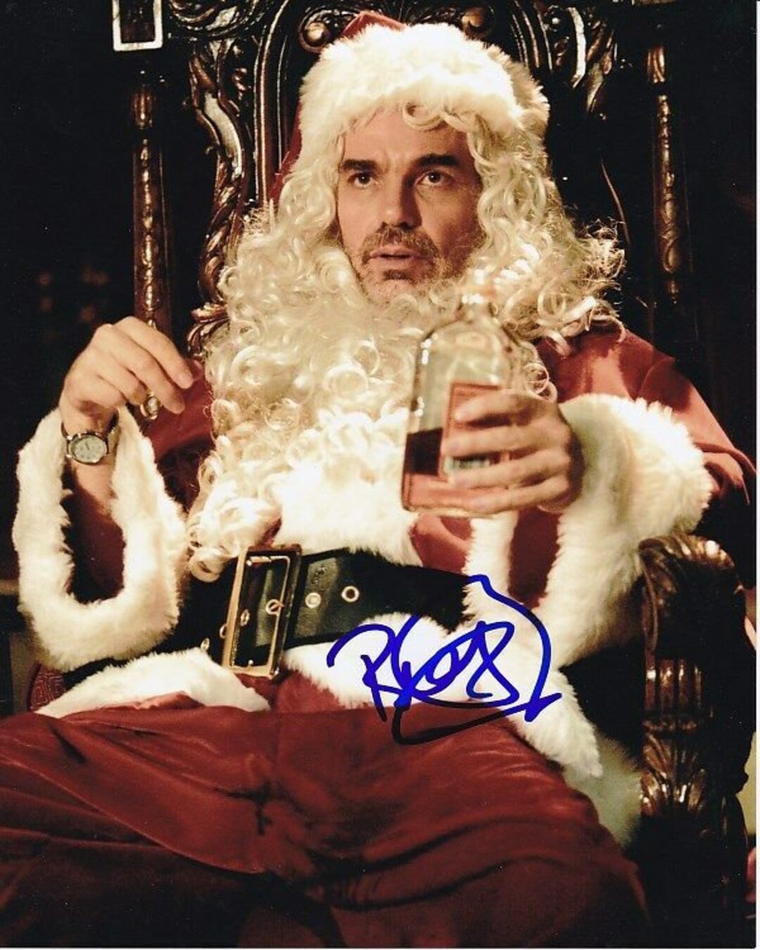 Billy Bob Thornton Signed Autographed Bad Santa Willie 8x10 Photo - Etsy
