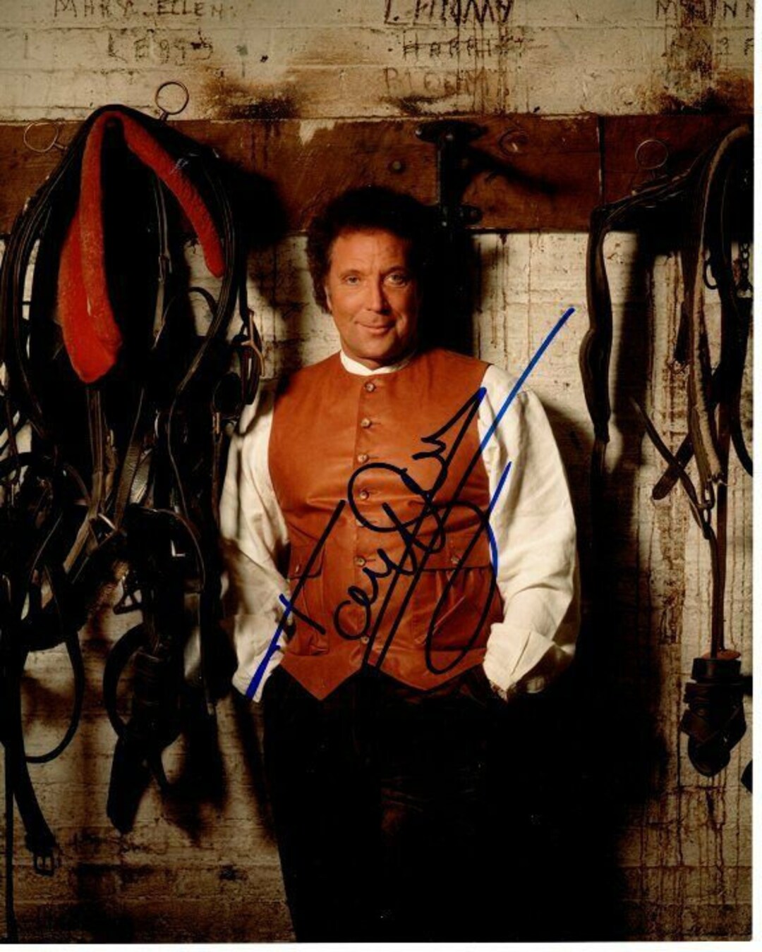 Tom Jones Signed Autographed 8x10 Photo - Etsy