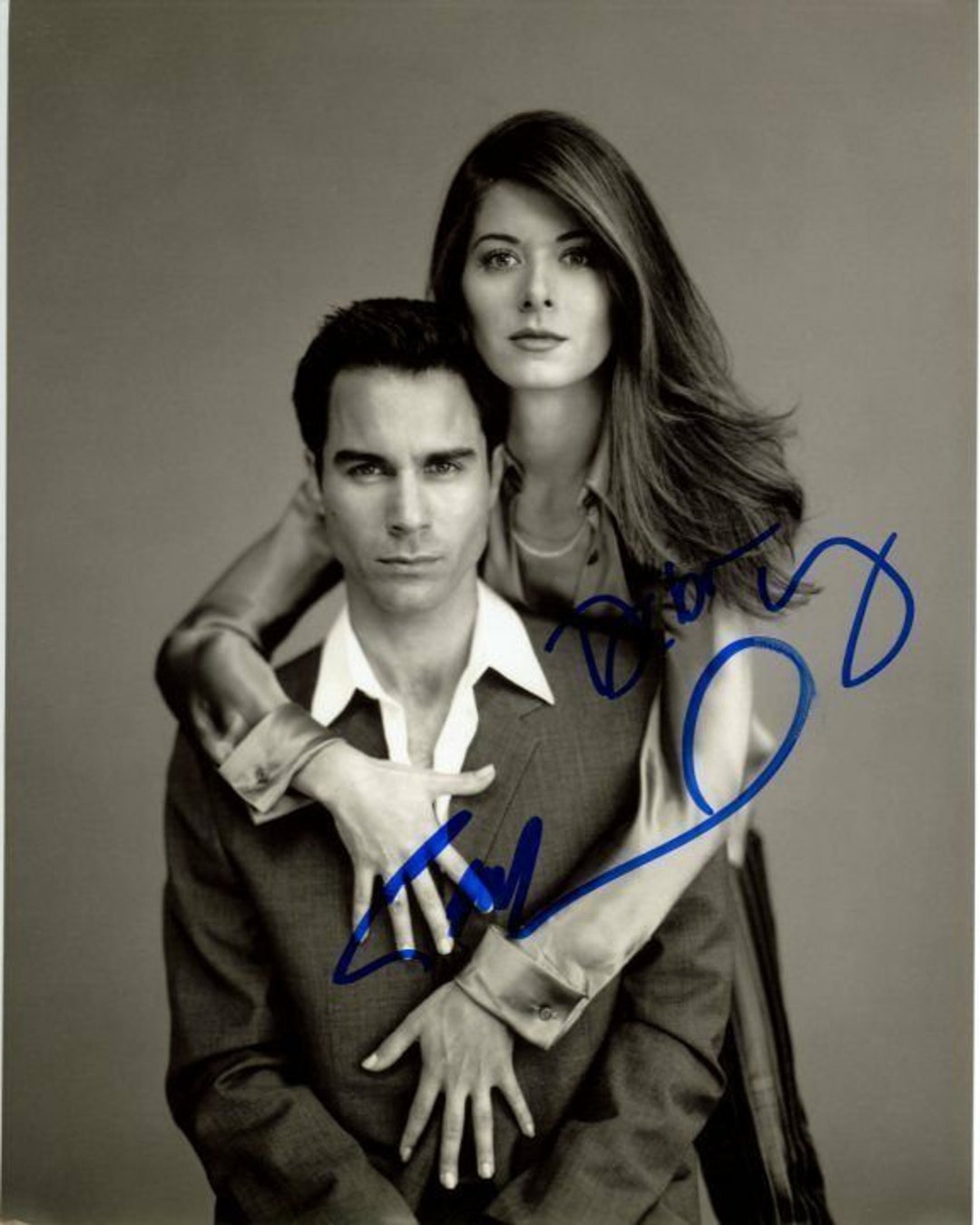 Eric Mccormack and Debra Messing Signed Autographed 8x10 Will & Grace ...