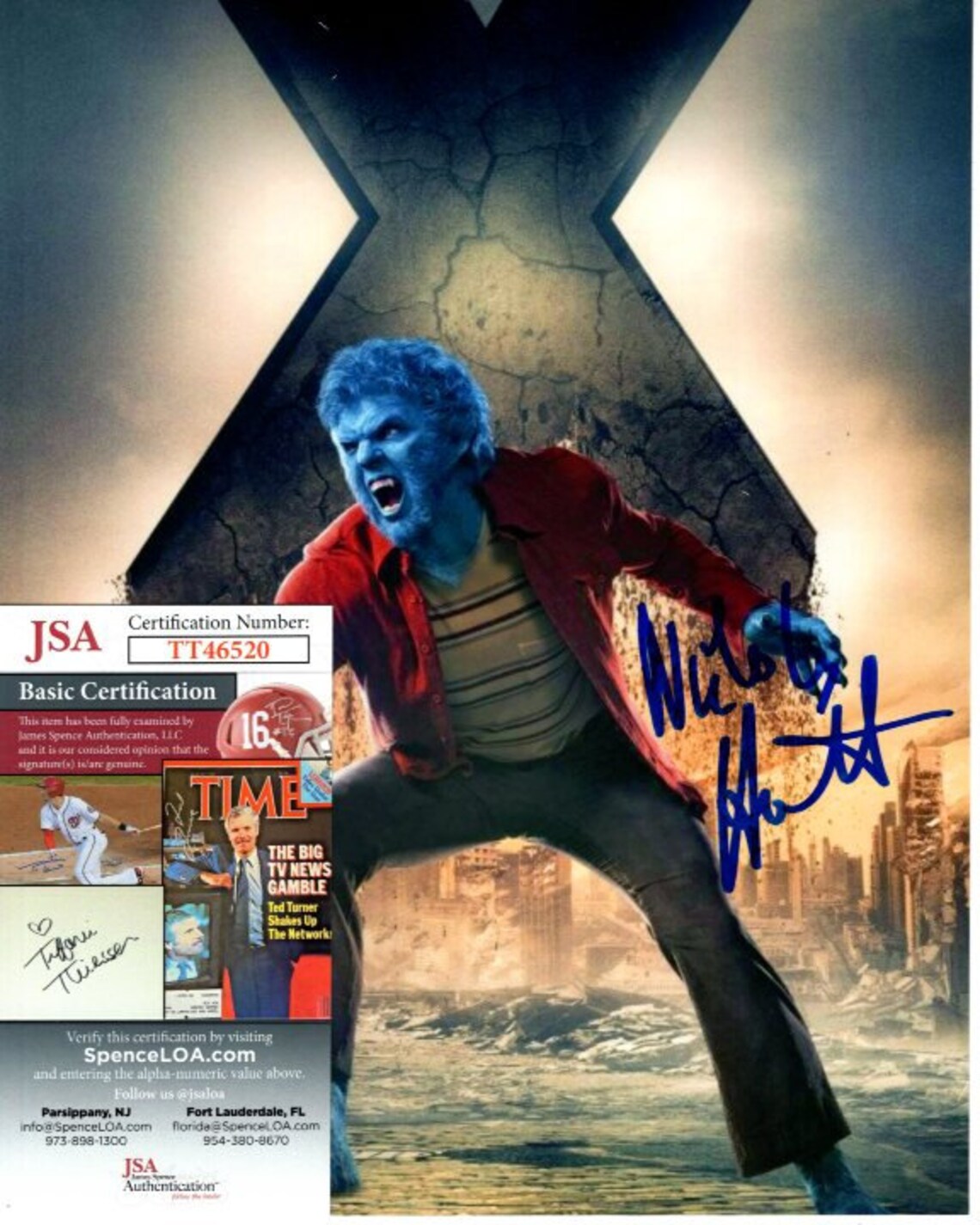 Nicholas Hoult Signed Autographed 8x10 X-men Apocalypse Hank Mccoy ...