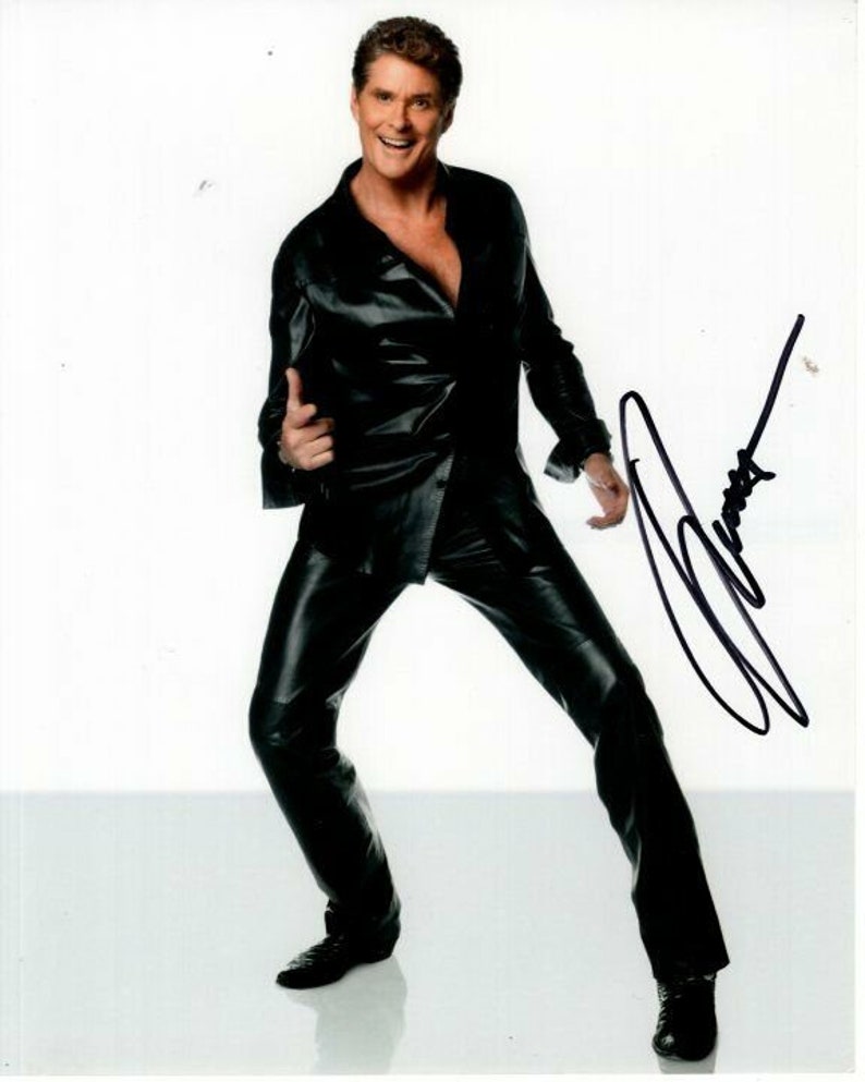 David Hasselhoff Signed Autographed Photo - Etsy