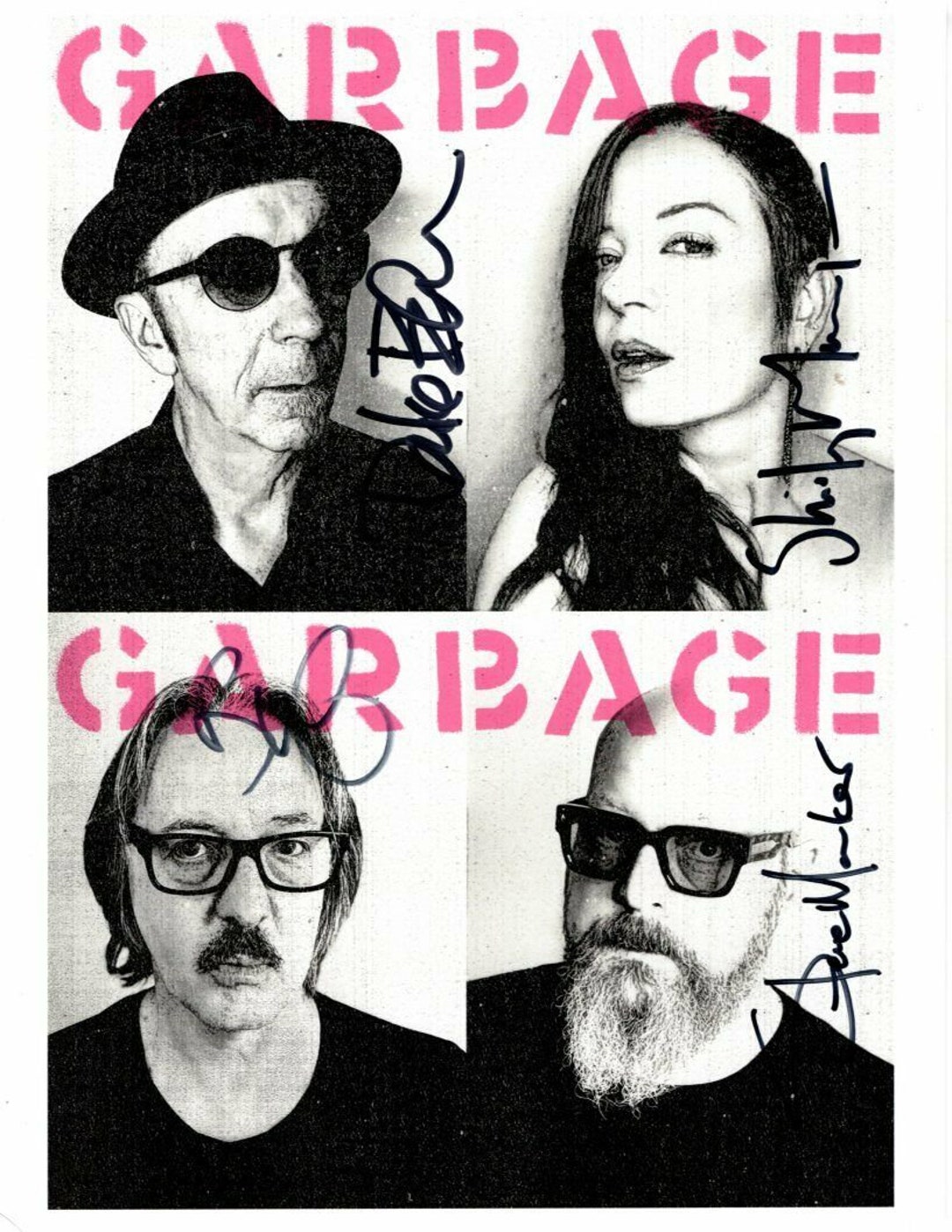 Garbage Signed Autographed 8.5x11 Mini Photo Poster + Brand New Cd ...