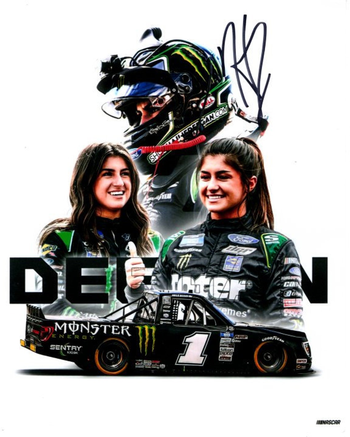 Hailie Deegan Signed Autographed 8x10 NASCAR Photo - Etsy