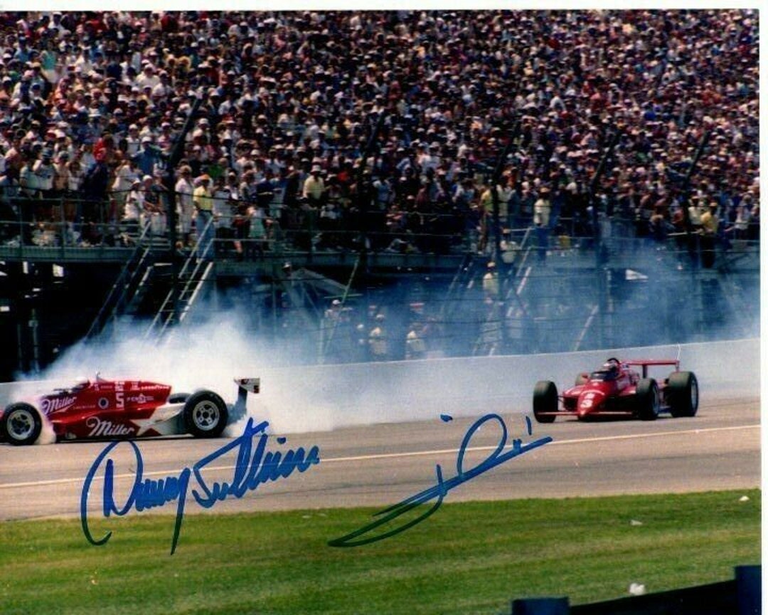 Mario Andretti and Danny Sullivan Signed Autographed 8x10 Indy Photo - Etsy
