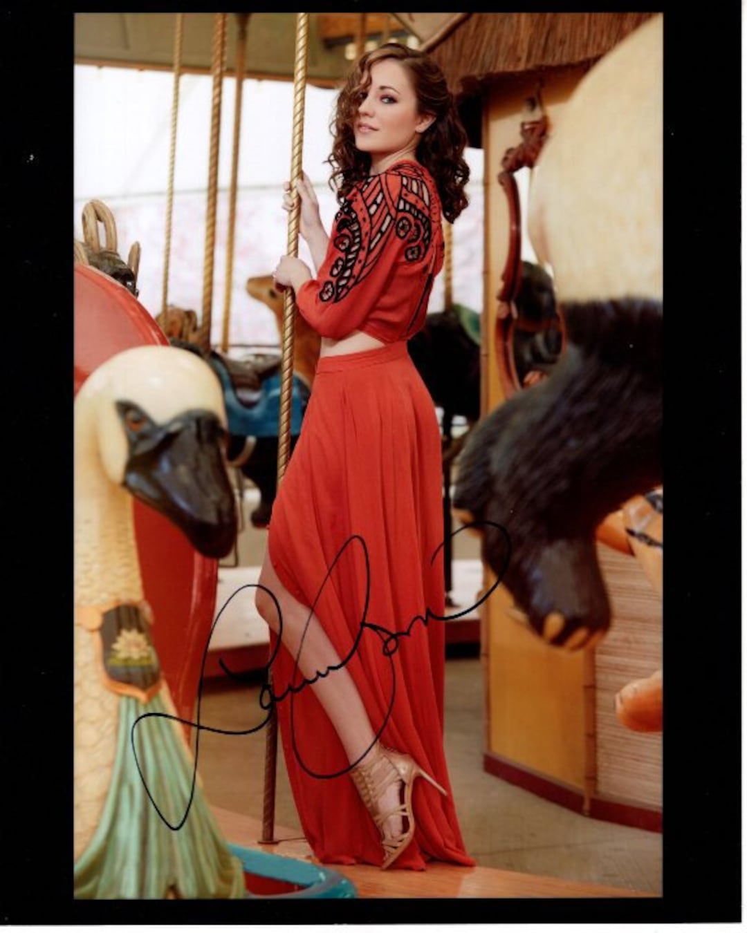 Laura Osnes Signed Autographed 8x10 Carousel Photo - Etsy