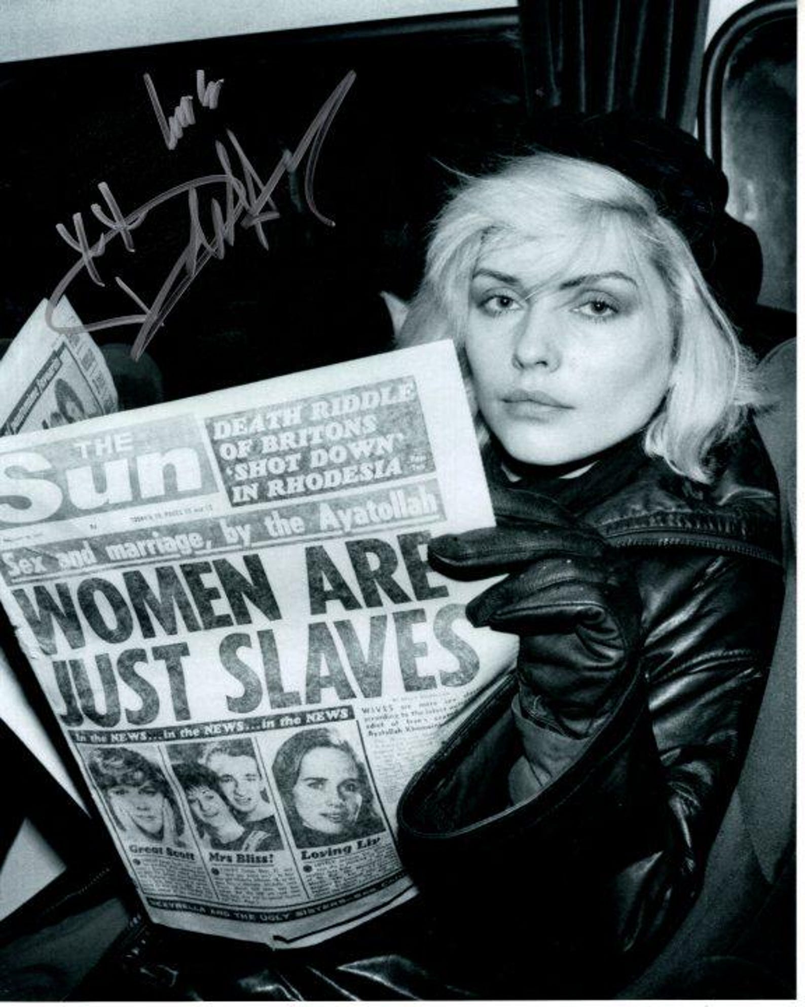 Debbie Harry Signed Autographed 8x10 Blondie Photo - Etsy