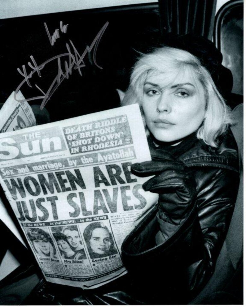 Debbie Harry Signed Autographed 8x10 Blondie Photo - Etsy