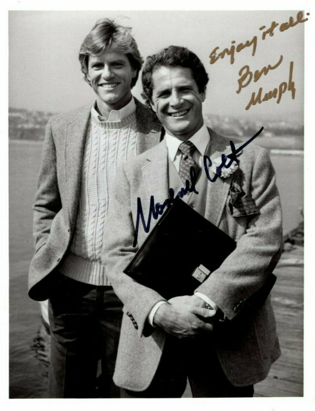 Ben Murphy and Marshall Colt Signed 7x9 Lottery! Original Press Photo ...