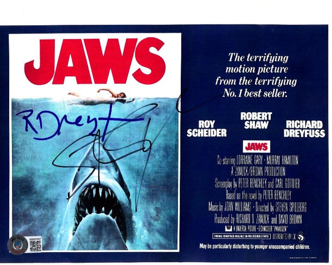 Richard Dreyfuss and Steven Spielberg Signed Jaws Photo - Etsy