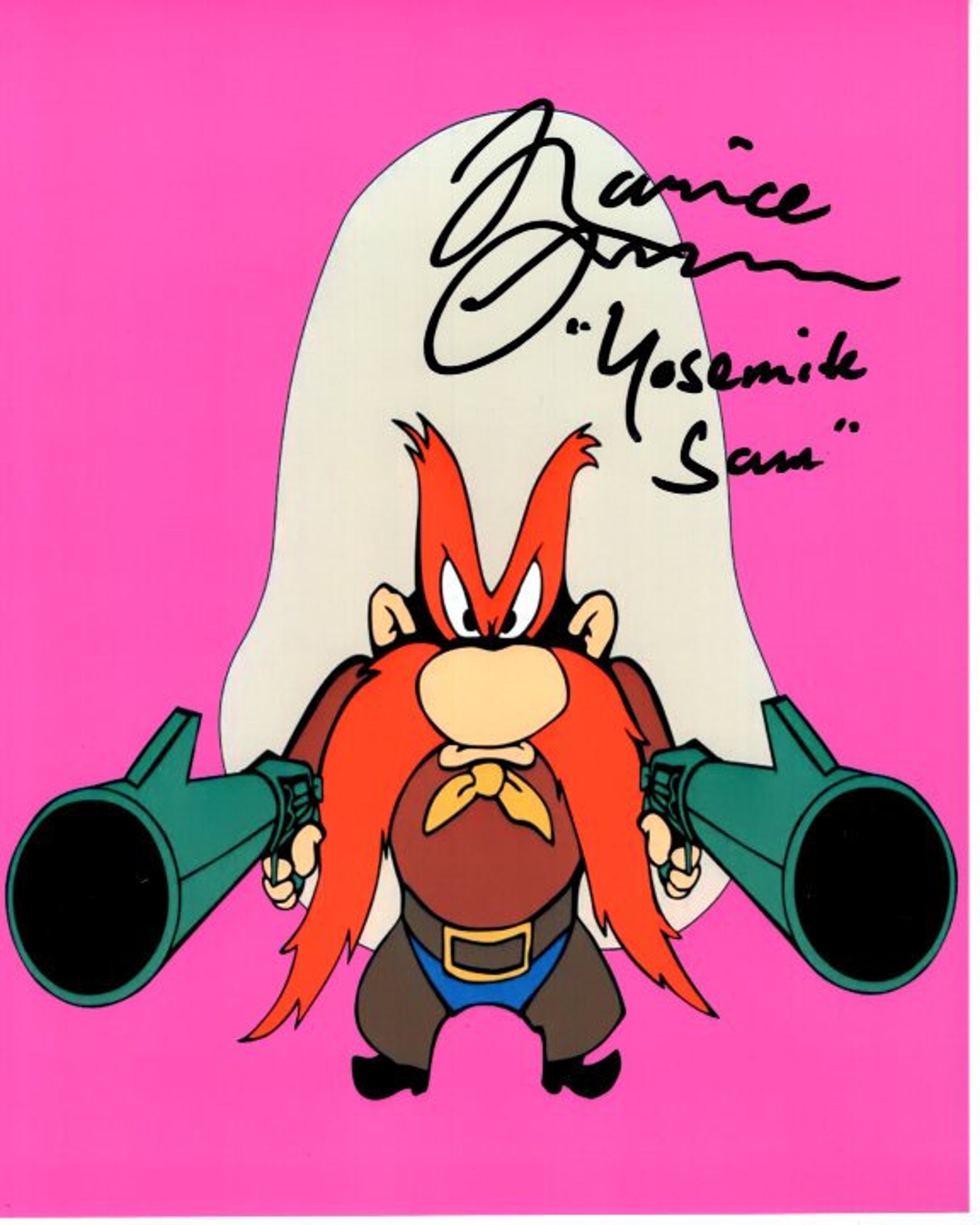 Maurice Lamarche Signed Autographed 8x10 Yosemite Sam Photo - Etsy