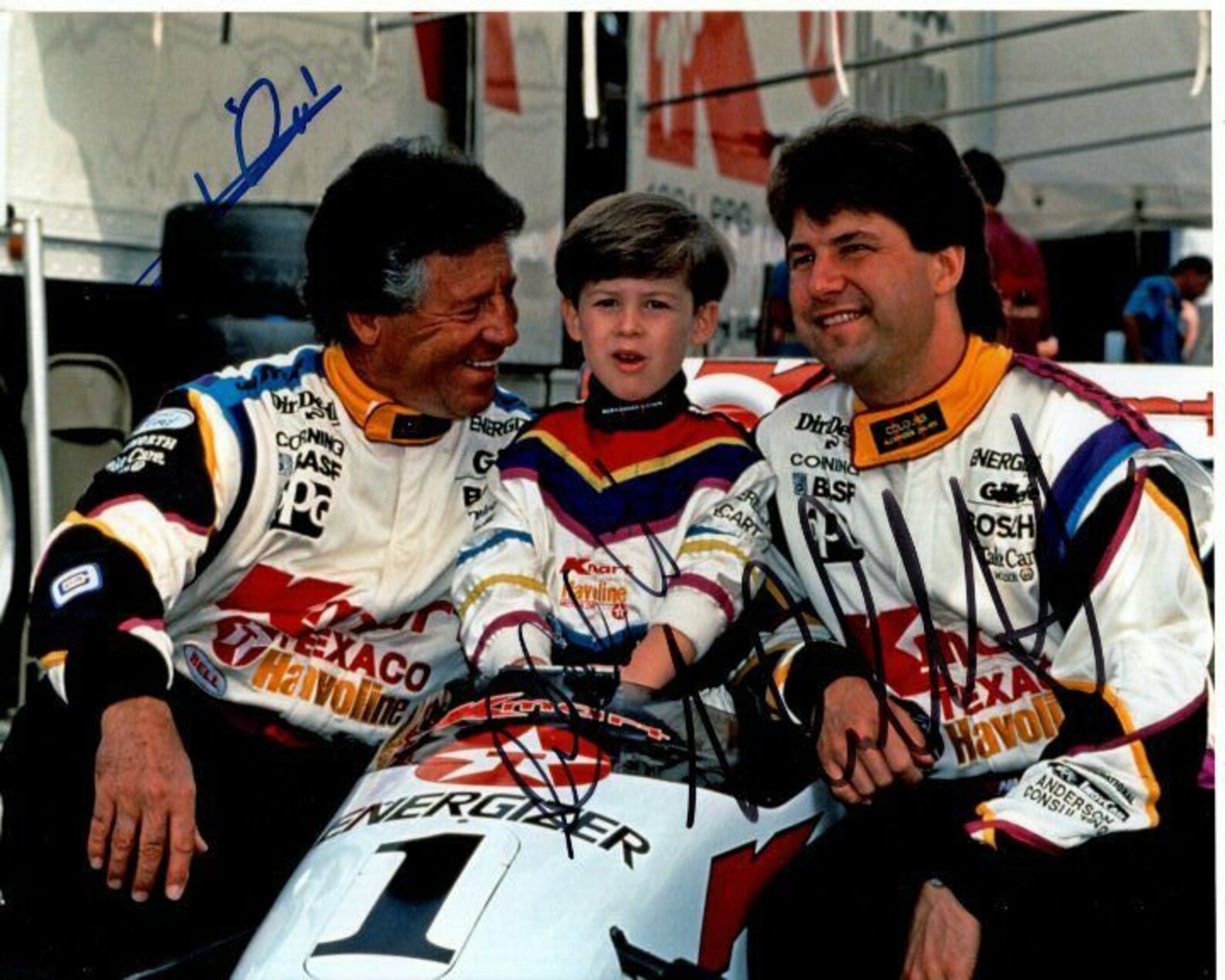 Mario, Michael and Marco Andretti Signed 8x10 Indy Indycar Racing Photo ...