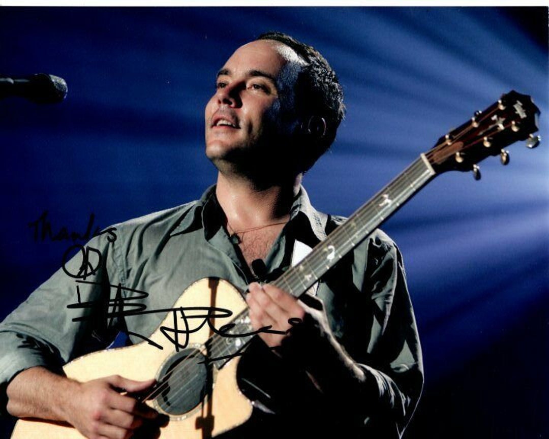 Dave Matthews Signed Autographed 8x10 Photo Great Content - Etsy