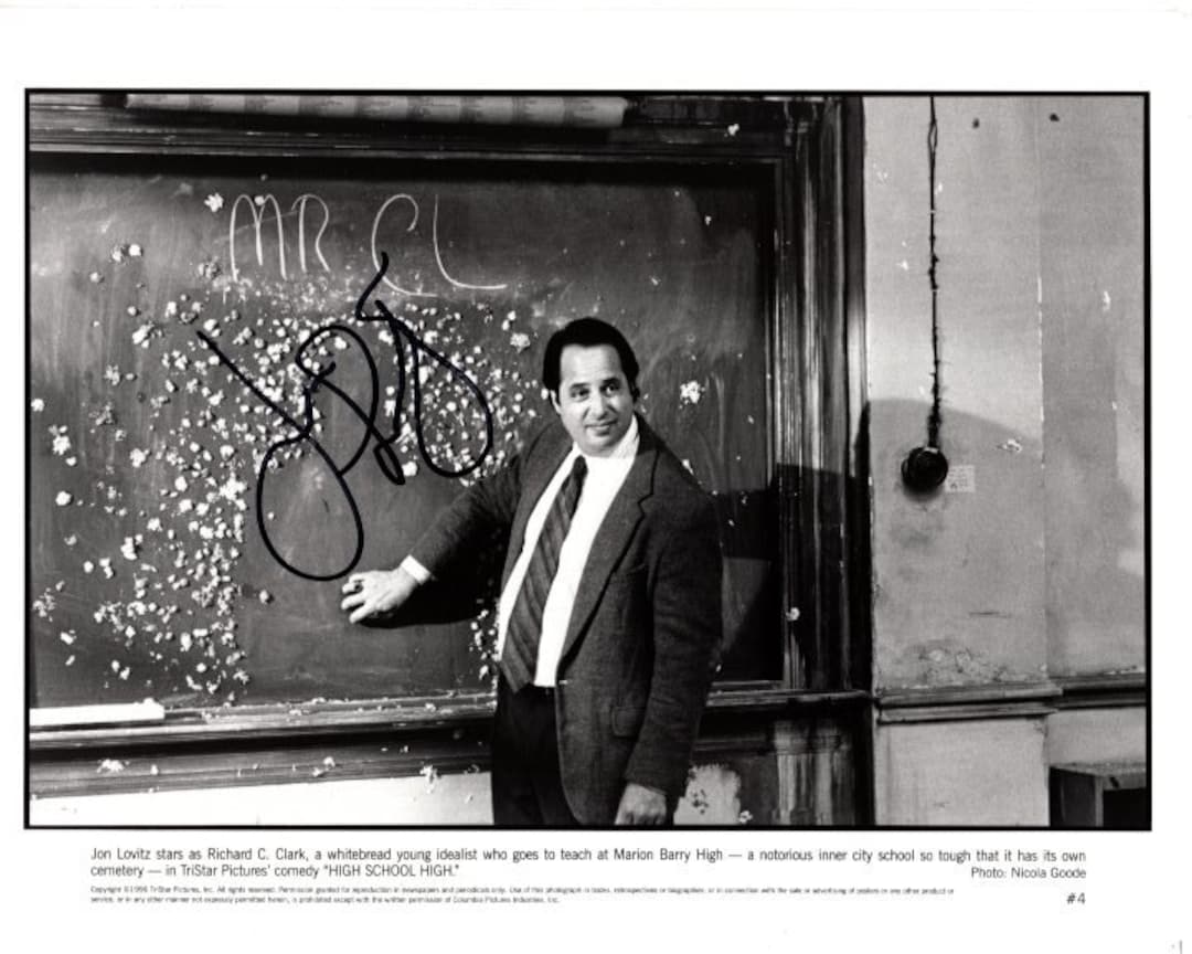 Jon Lovitz Signed Autographed 8x10 High School High Richard C. Clark ...