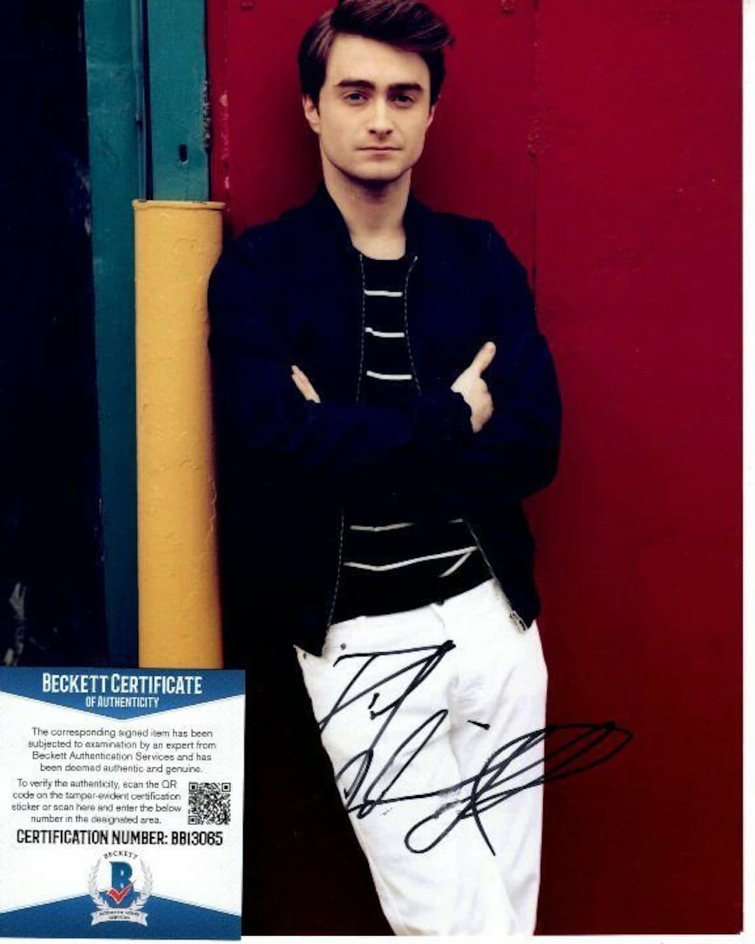Daniel Radcliffe Signed 8x10 Photo Beckett Bas - Etsy