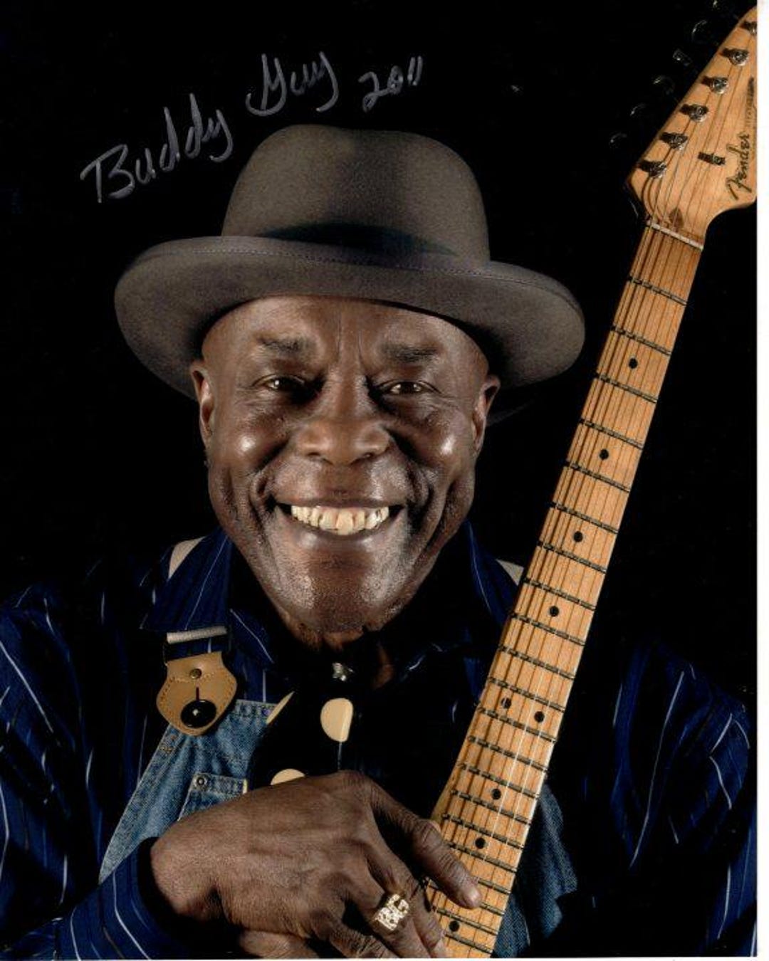 Buddy Guy Signed Autographed 8x10 Photo DATED - Etsy