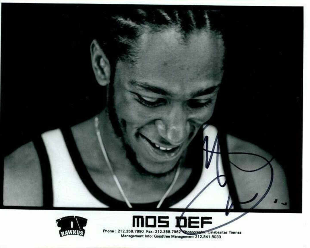 Mos Def Signed Autographed 8x10 Photo - Etsy