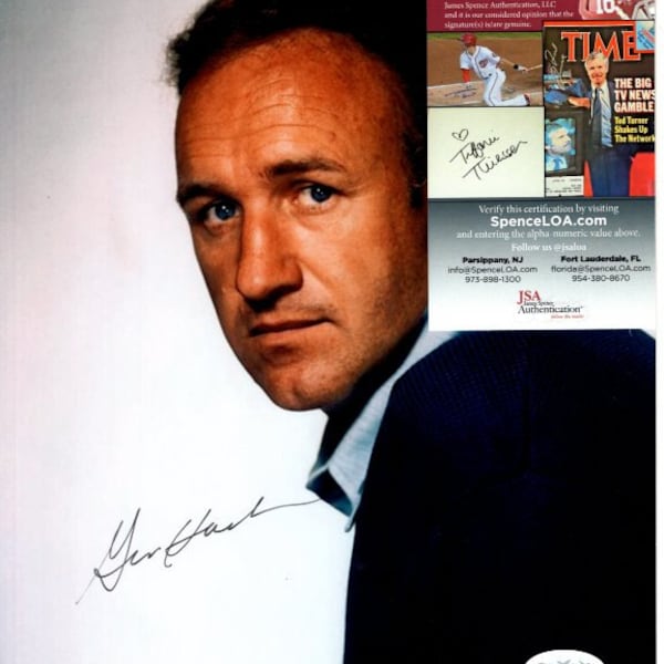 Gene Hackman Signed - Etsy