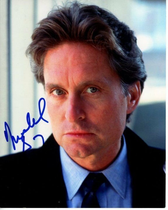 Memorabilia MICHAEL DOUGLAS Signed Original Autographed Photo COA #1 ...