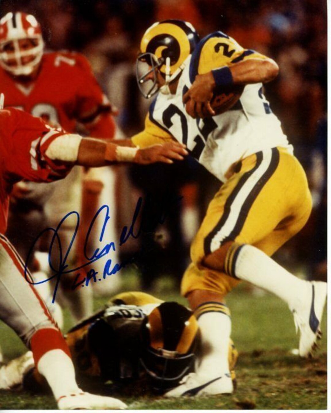 John Cappelletti Signed Autographed 8x10 Nfl Los Angeles Rams Photo - Etsy