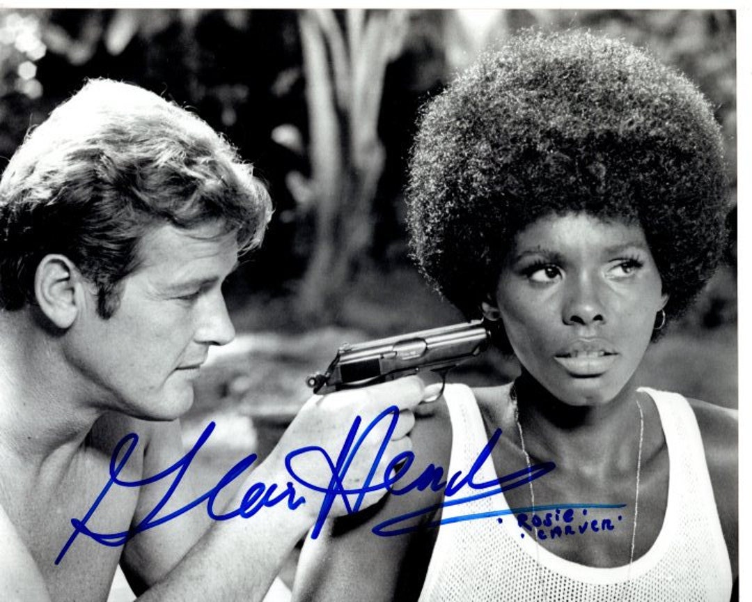 Gloria Hendry Signed Autographed 8x10 James Bond 007 Live and Let Die ...