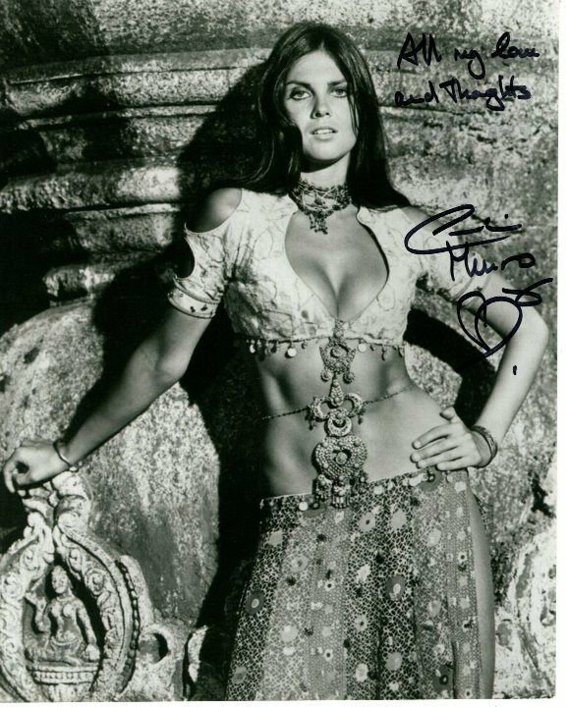 Caroline Munro Signed Autographed The Spy Who Loved Me Naomi 8x10 Photo