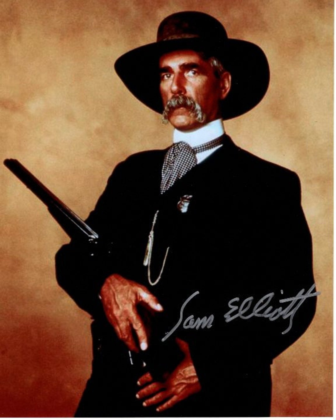Sam Elliott Signed Autographed 8x10 Tombstone Virgil Earp - Etsy