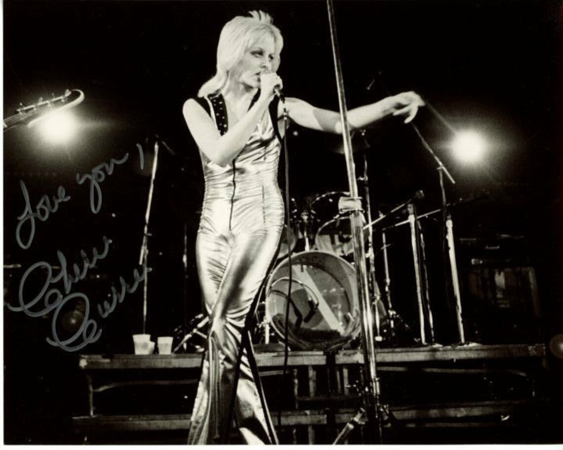Cherie Currie Signed Autographed the Runaways Concert 8x10 Photo - Etsy