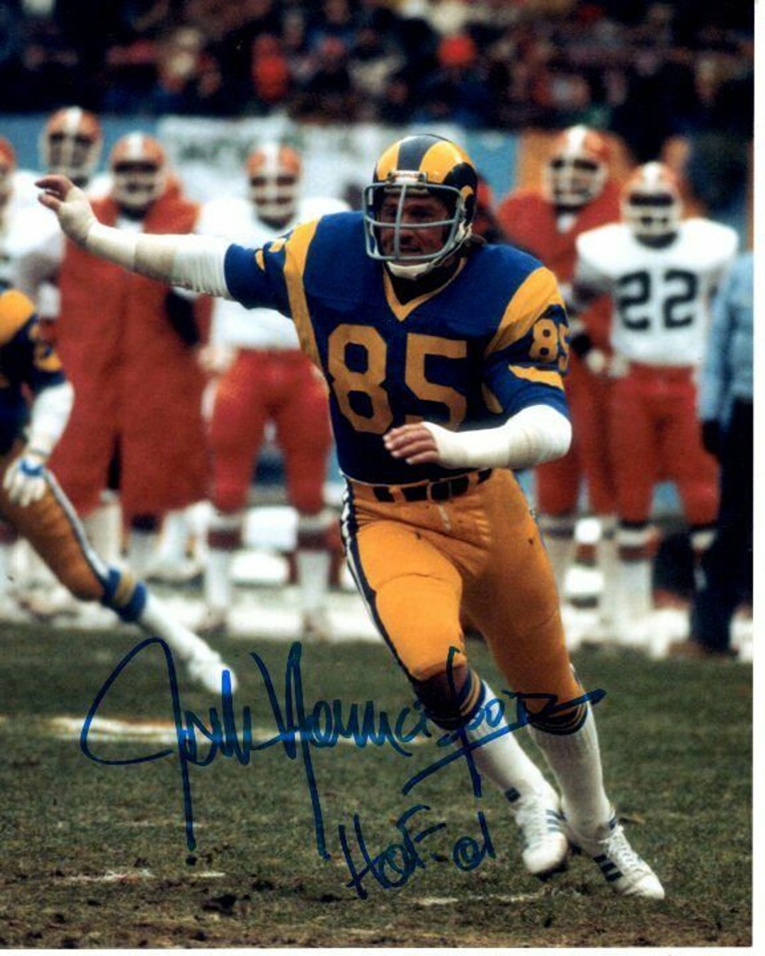 Jack Youngblood Signed Autographed 8x10 Nfl Los Angeles Rams Photo Great Content - Etsy