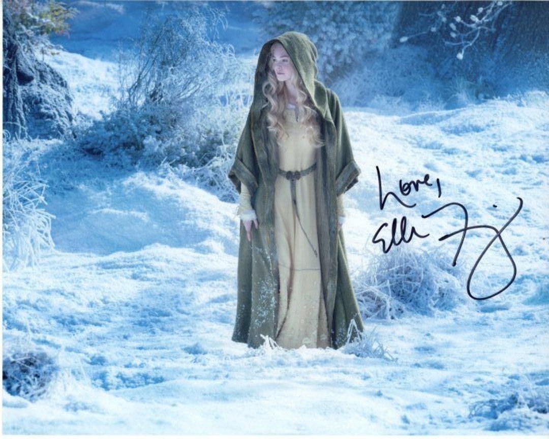 Elle Fanning Signed Autographed 8x10 Disney Maleficent Aurora Photo - Etsy