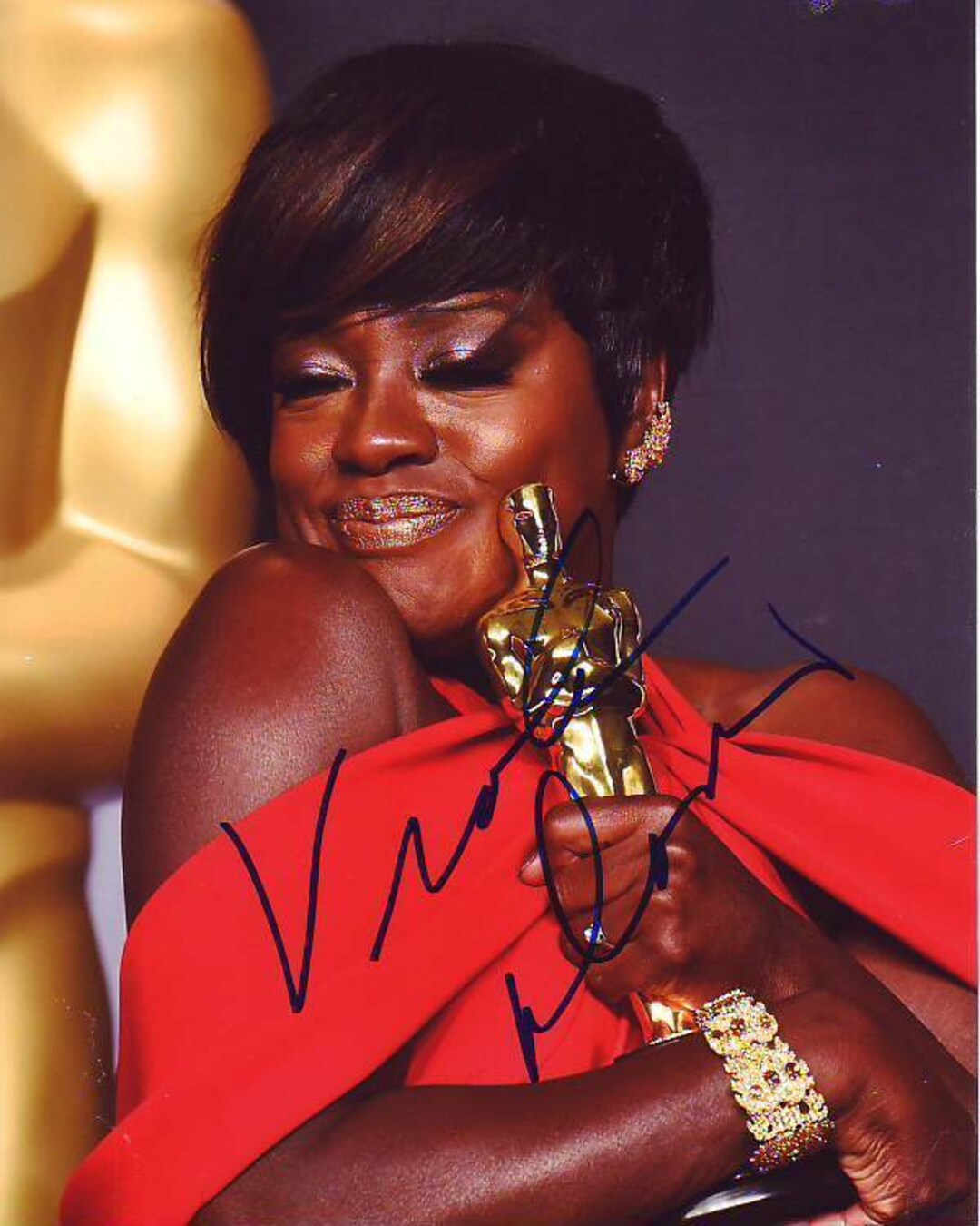 Viola Davis Signed Autographed 8x10 Oscar Academy Awards for Fences ...
